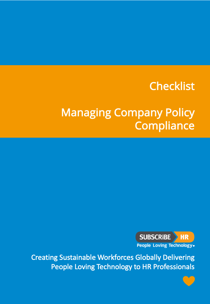 Company Policies & Procedures | Checklist | Subscribe-HR