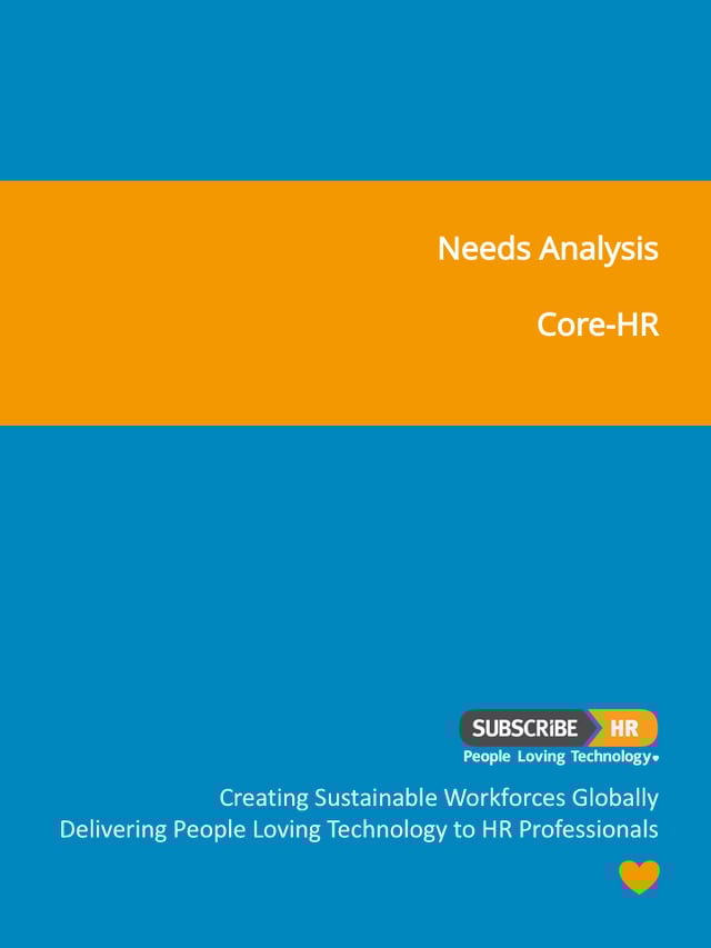 Core-HR Needs Analysis | HRIS and HR Automation